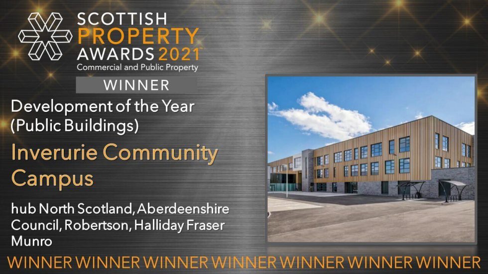Inverurie Community Campus wins top award - Hub North Scotland